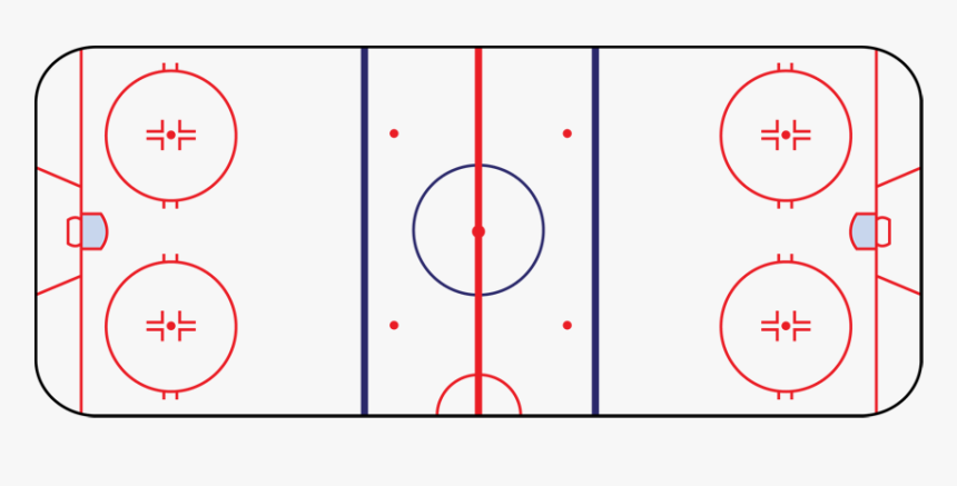 Hockey Rink Neutral Zone, HD Png Download , Transparent Png Image - PNGitem