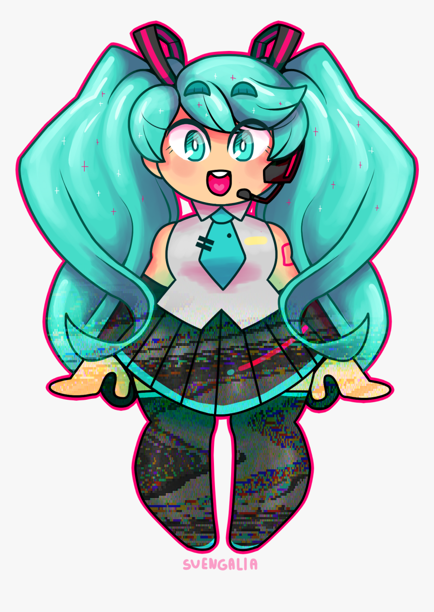 Transparent Hatsune Miku Png - Cartoon, Png Download , Transparent Png ...