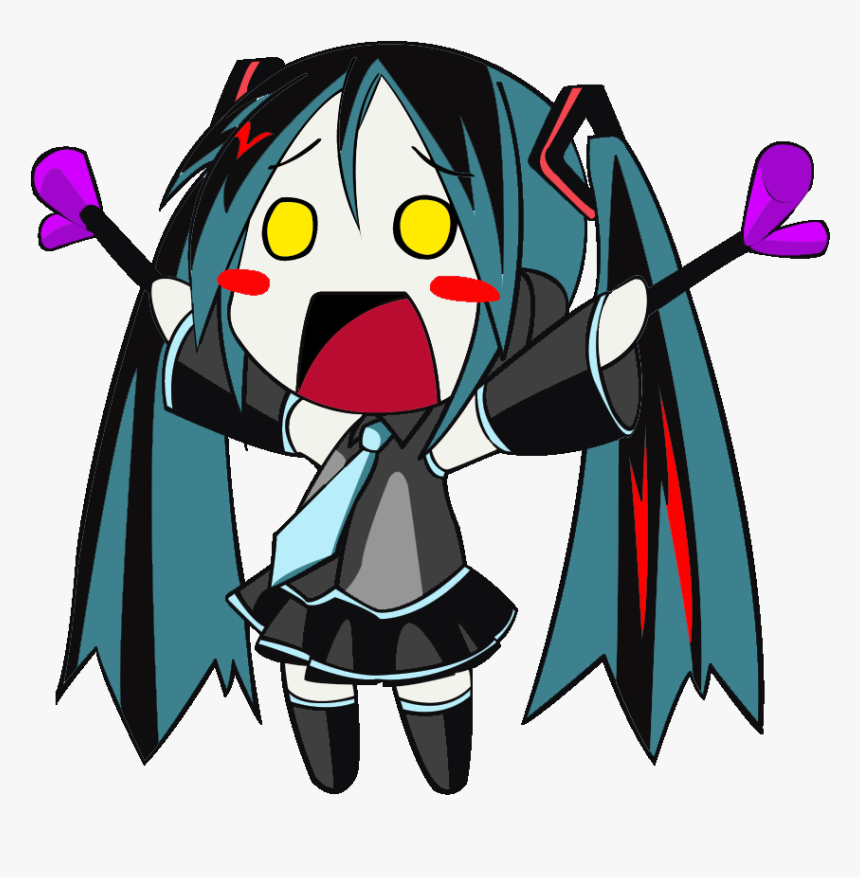 Anime Hatsune Miku Chibi, HD Png Download , Transparent Png Image - PNGitem