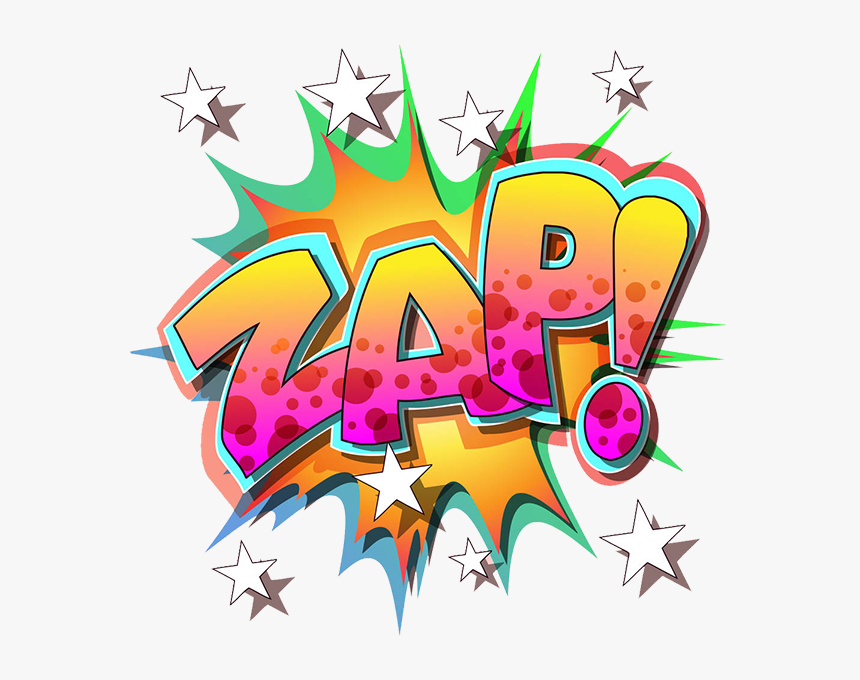 Transparent Yellow Stars Clipart - Pop Art Comic Background, HD Png ...