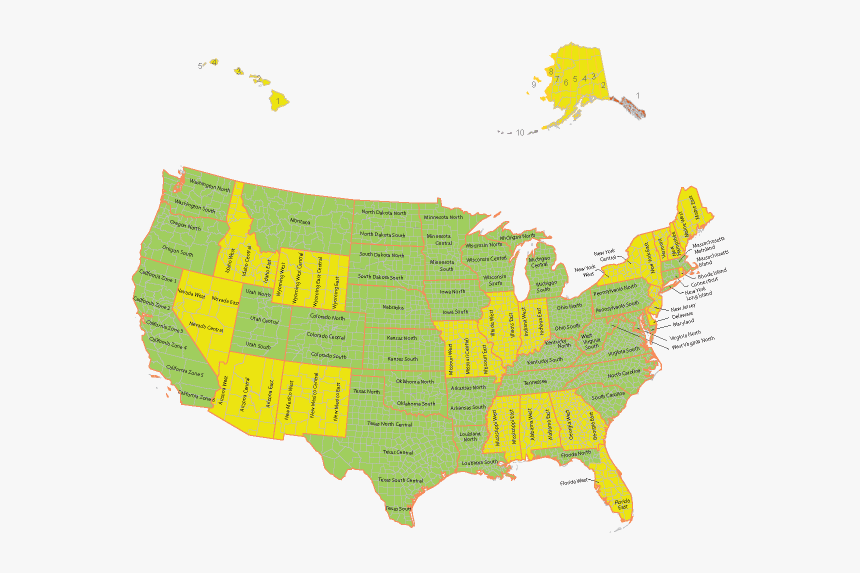 State Plane Map, HD Png Download , Transparent Png Image - PNGitem
