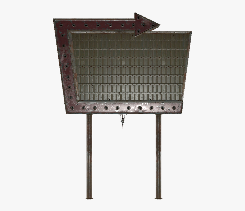 Transparent Marquee Sign Png - Fallout 76 Marquee Arrows, Png Download ...