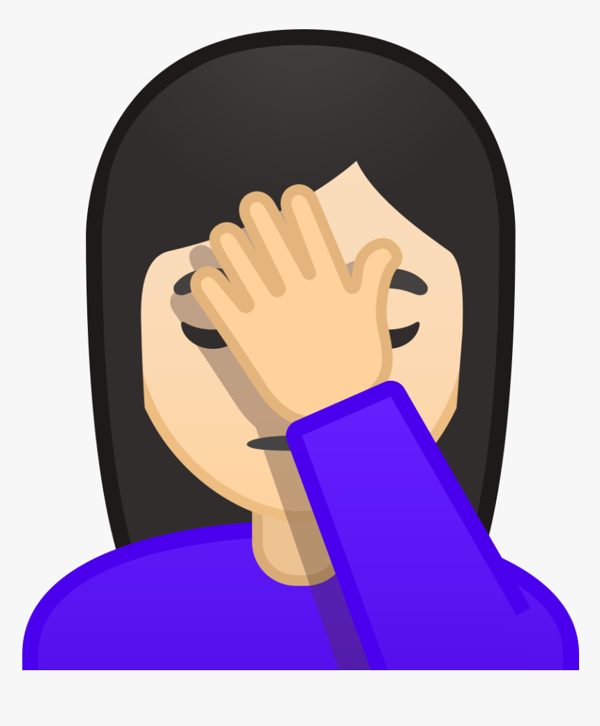 Transparent Facepalm Emoji Slap In Face Emoji HD Png Download 