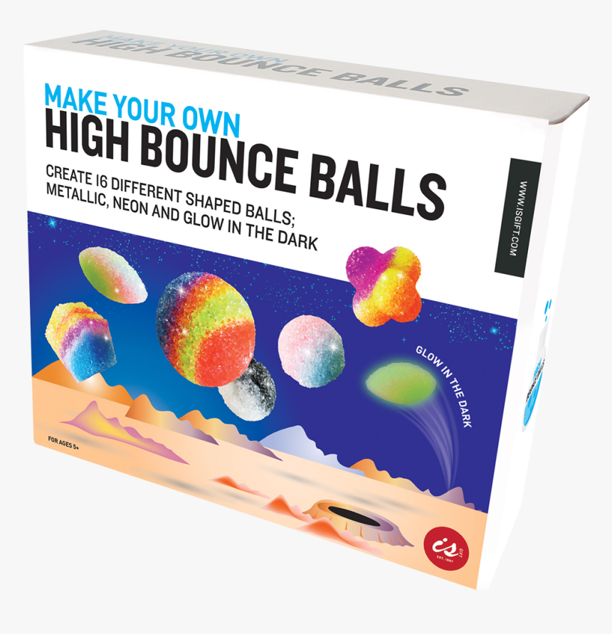 Glow In The Dark High Bounce Ball Box Set - Bouncy Ball, HD Png ...