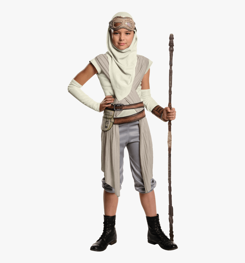 Kids Rey Eye Mask With Hood - Rey Star Wars, HD Png Download ...