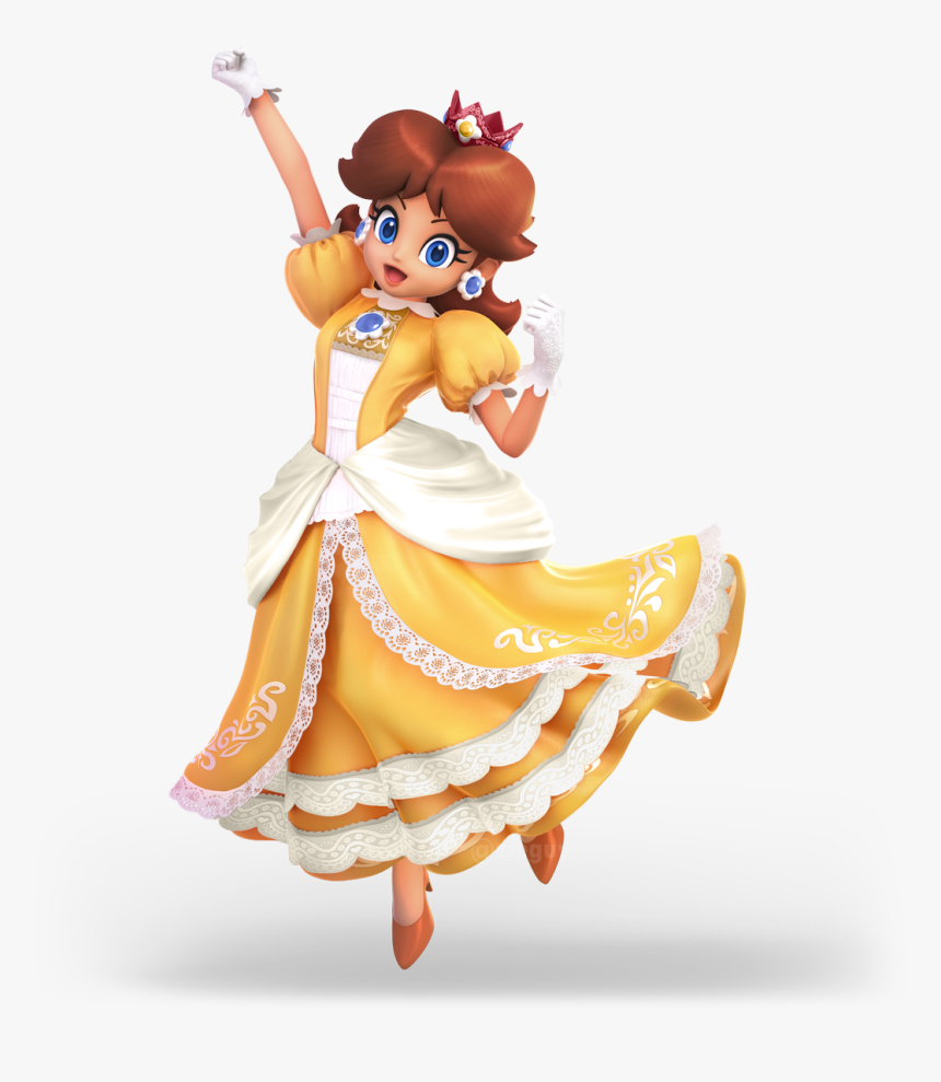 Princess Daisy Mario, HD Png Download , Transparent Png Image - PNGitem