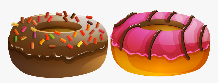 Donut Donuts Red Transparent Clipart Free Png - Donuts Clipart Png, Png ...