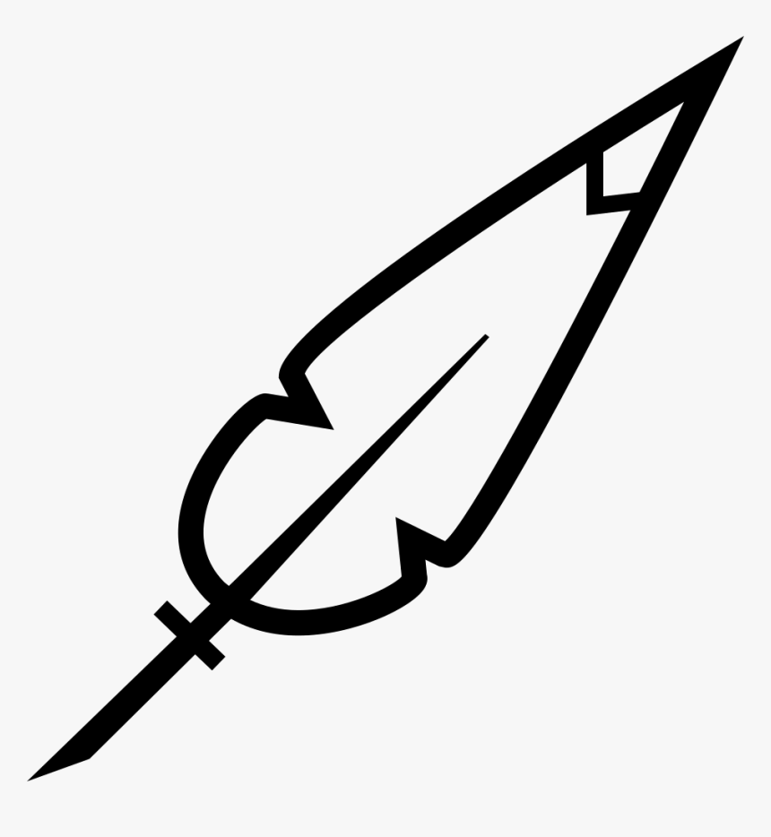 Feather Outline - Feather Outline Png, Transparent Png , Transparent ...