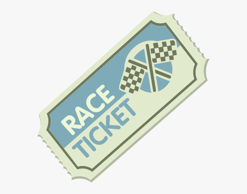 Race Ticket Svg Clip Arts - Racing Ticket, HD Png Download ...