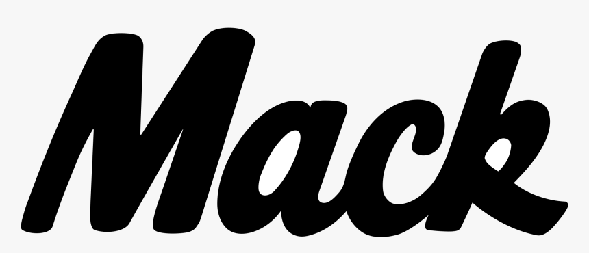 Mack Logo Png Transparent - Mack Black And White Logo, Png Download ...