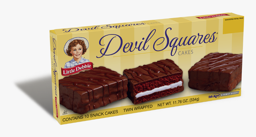Little Debbie Cakes Devil Squares, HD Png Download , Transparent Png ...