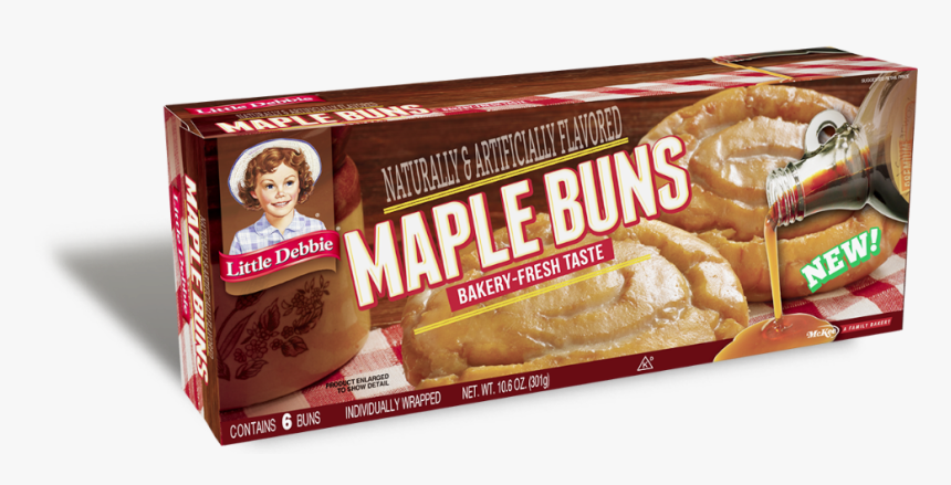Maple Buns 6 Ct - Little Debbie Maple Buns, HD Png Download ...