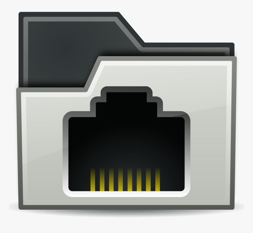 Folder Clipart Folder Icon - Semi Transparent Yellow Png Square, Png ...