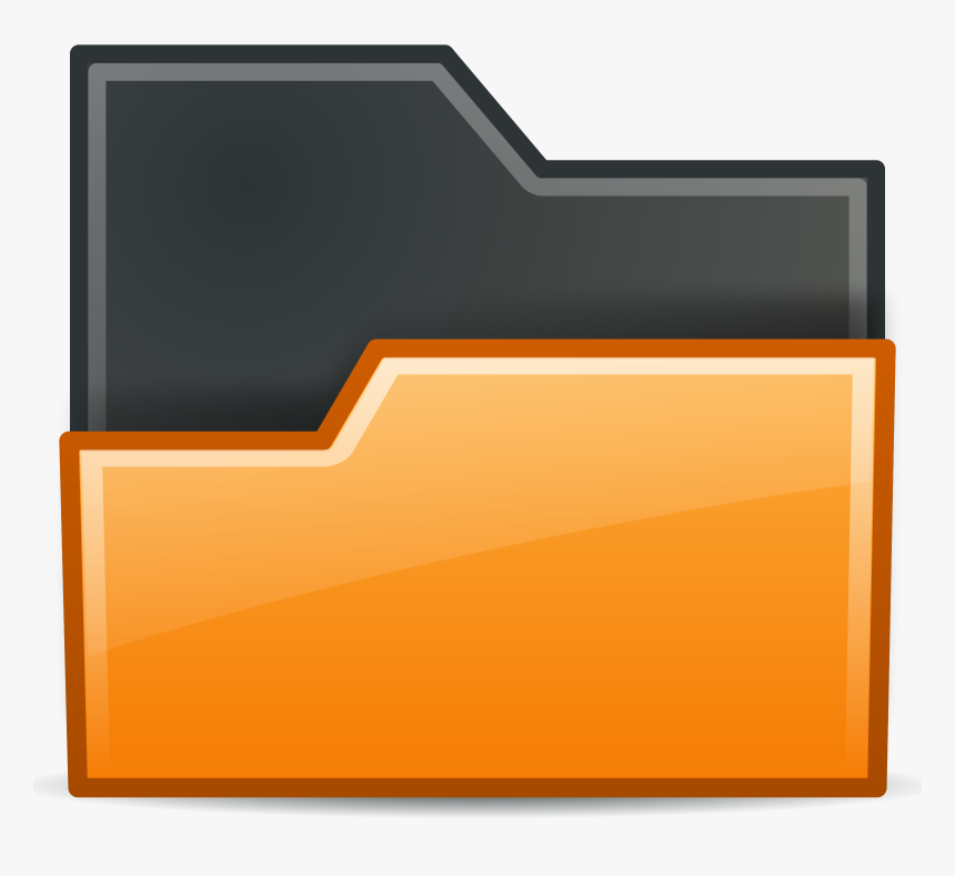 Best Free Rodentia Icons Folder Open Orange File - Directory, HD Png ...