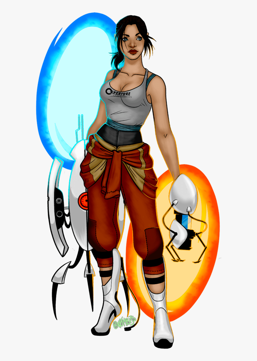 Chell Portal 2 Chell By X0mbi3s On Newgrounds - Chell Portal 2 Art, HD ...