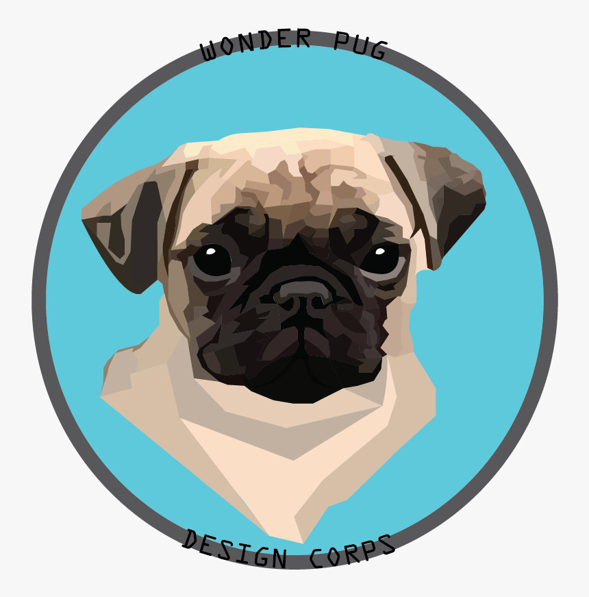Clip Art Pug Pictures - Pugs Logo, HD Png Download , Transparent Png ...