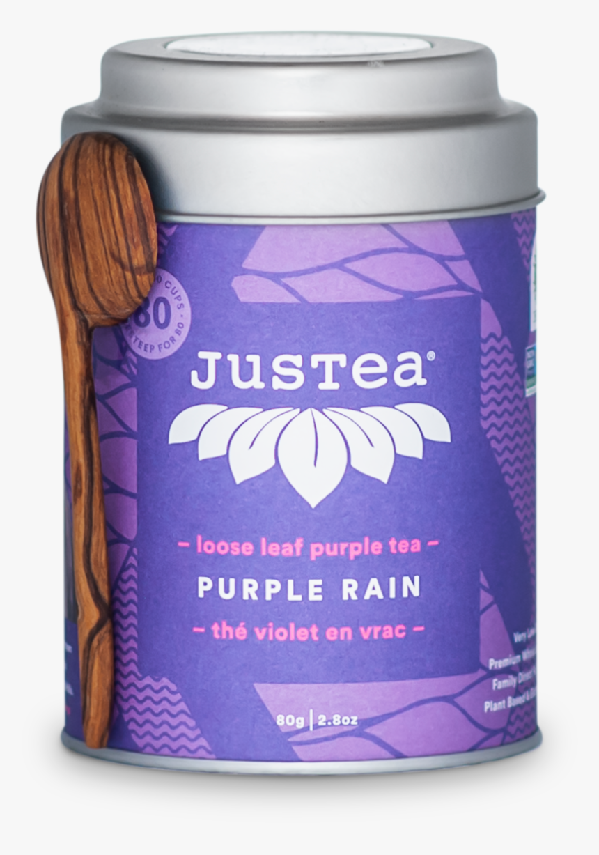 Justea Purple Rain - Justea Purple Loose Leaf Purple Tea, HD Png ...