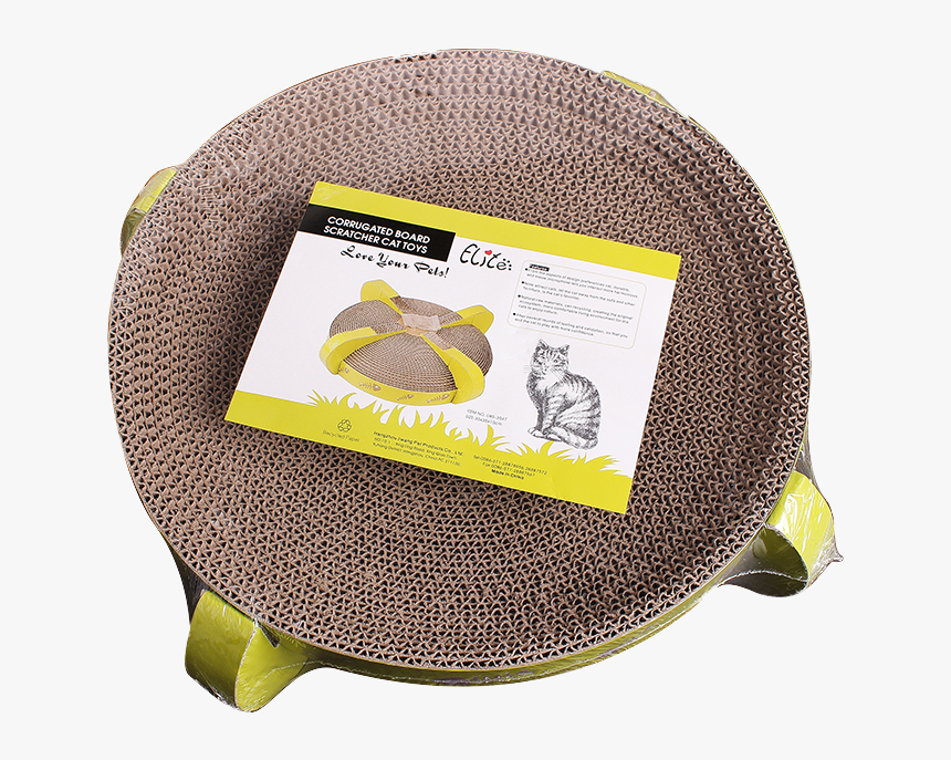 Elite Elie Cat Nest Cat Scratch Board Cat Bed Type - Round Cardboard ...