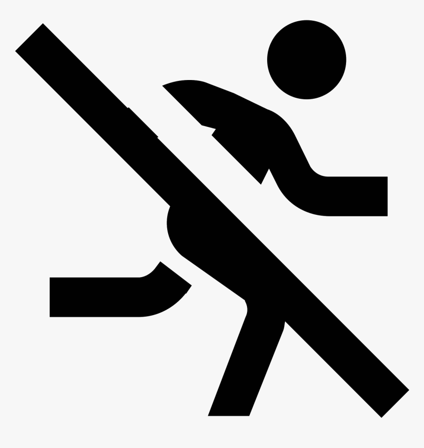 No Running Icon - No Running Icon Transparent Png, Png Download ...