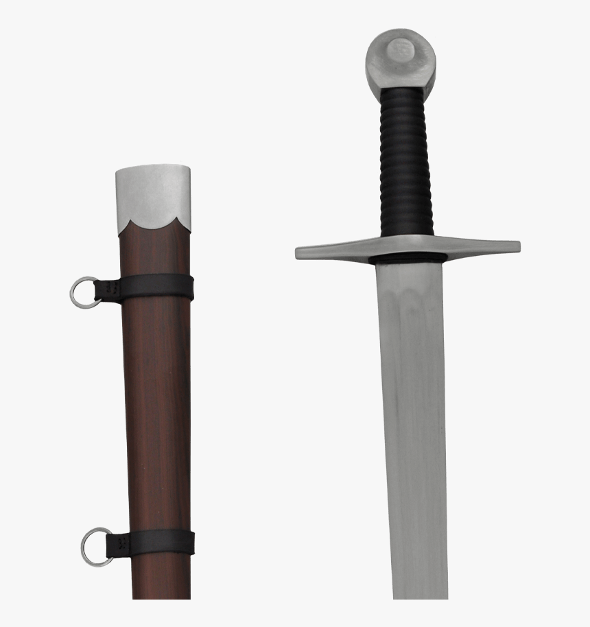 Single Handed Knight Broadsword - Sword, HD Png Download , Transparent ...