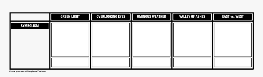 Graphic Organizer For Symbolism, HD Png Download , Transparent Png ...