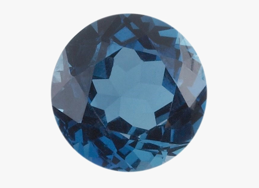 Blue Topaz Png Transparent Image - London Blue Topaz Round, Png ...