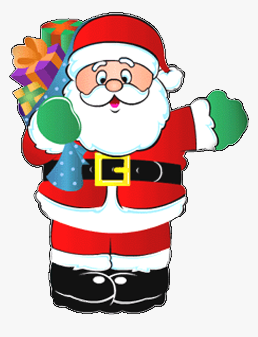 Cartoon Santa Clip Art - Christmas Clip Art Santa, HD Png Download ...