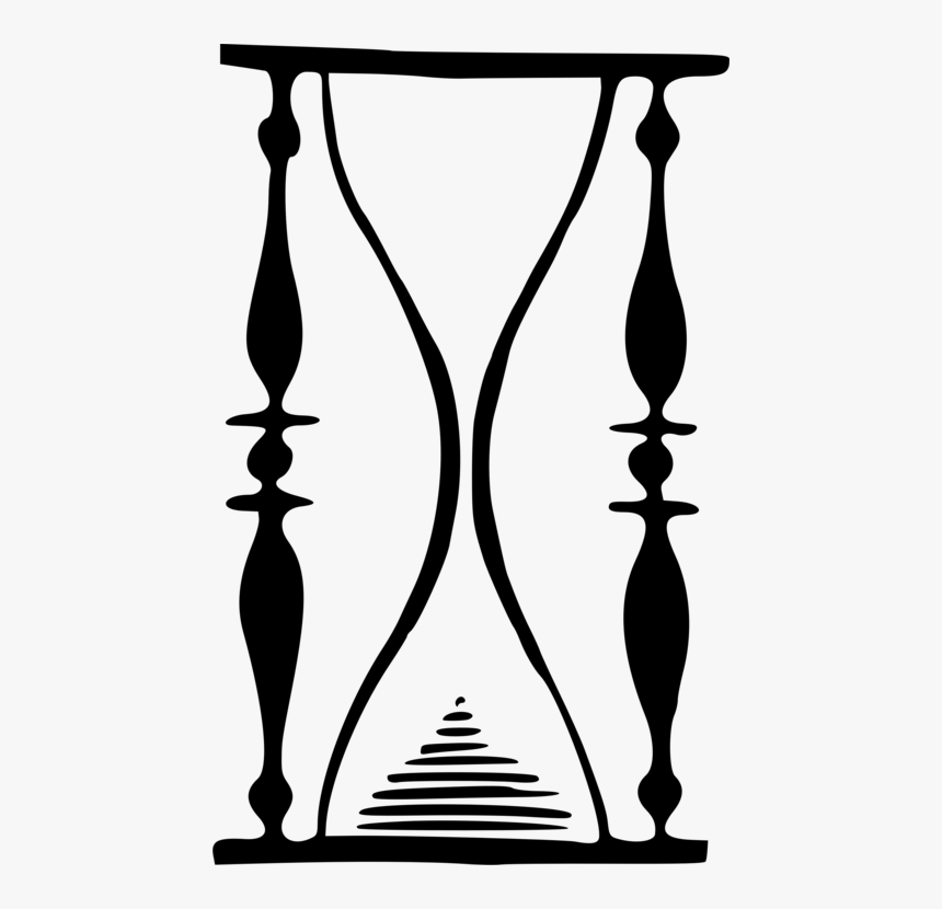 Black And White Silhouette Timer, HD Png Download , Transparent Png ...