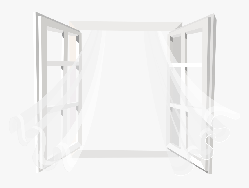 Open Window With Curtain Png Clip Art - Transparent Open Window Png ...