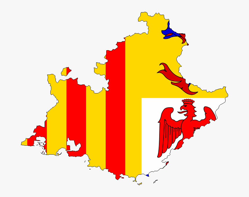 Paca Carte Drapeau - Provence Alpes Cote D Azur, HD Png Download ...