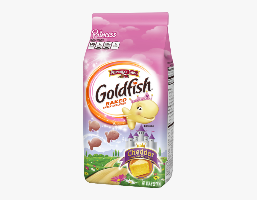 Pepperidge Farm Goldfish Princess Cheddar Crackers, HD Png Download ...
