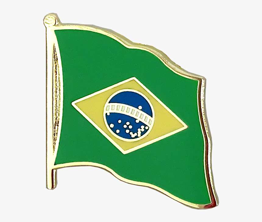 Brazil Flag Lapel Pin - Brazil Flag Lapel Png, Transparent Png ...