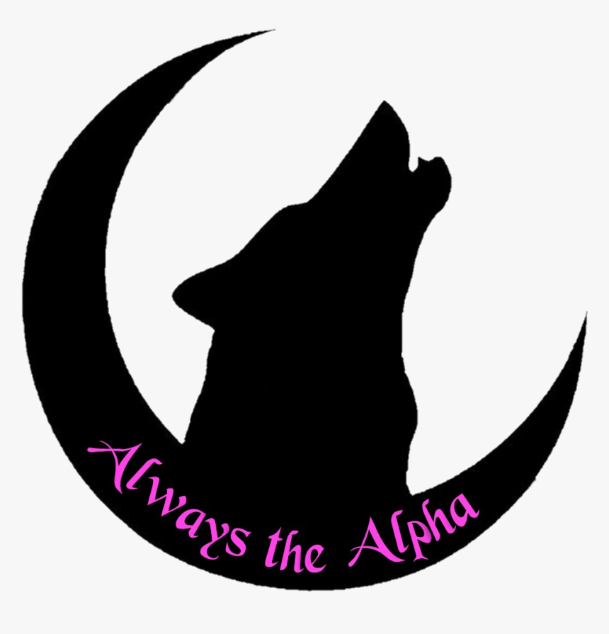 Black Alpha Wolf Howling