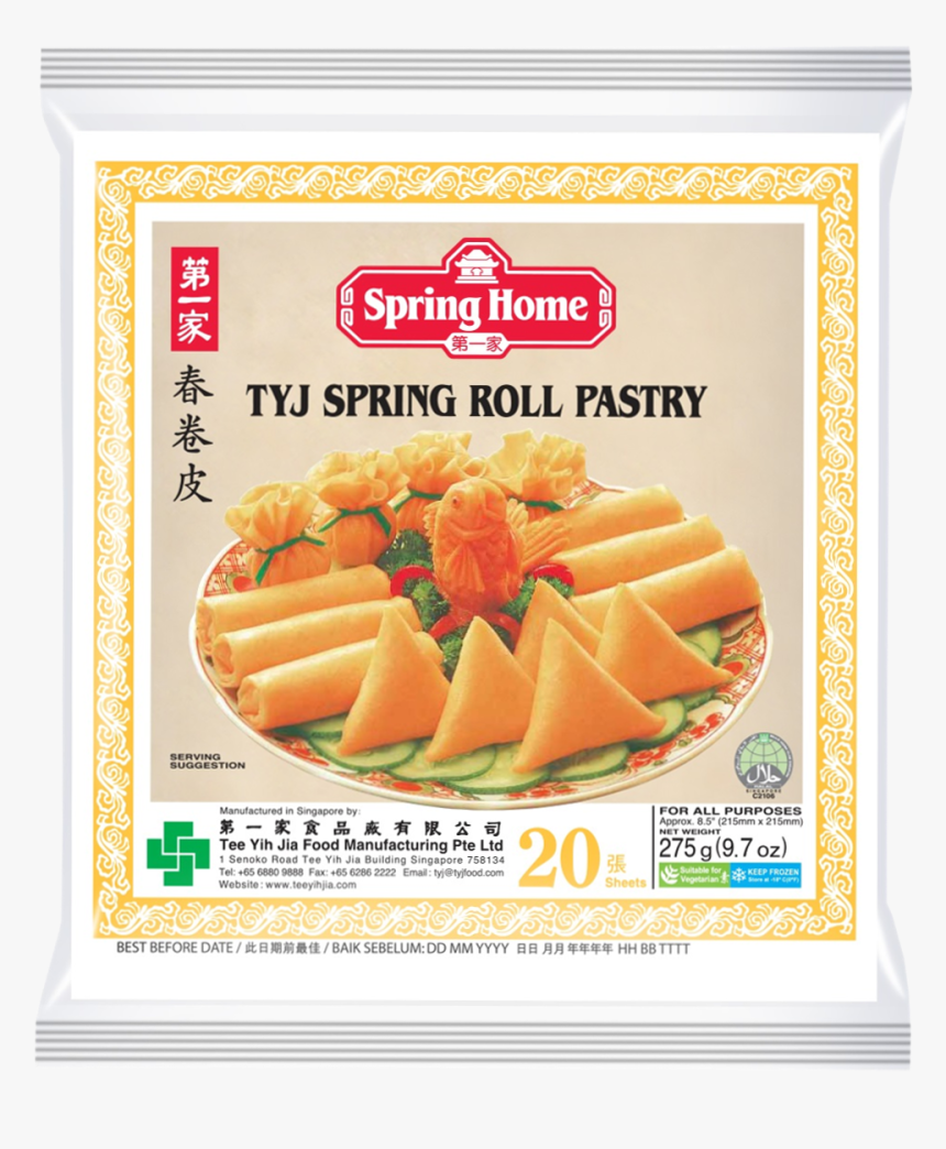 Tyj Spring Roll Sheets, HD Png Download , Transparent Png Image - PNGitem