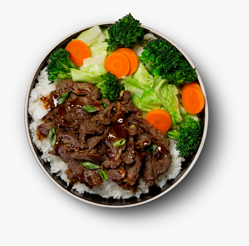 Transparent Cooked Meat Png - Steak Veggie Bowl Waba Grill, Png ...