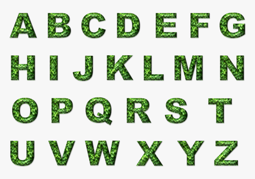 Alphabet, Environmental, Ecological, Green, Letters, - Abc Words, HD ...
