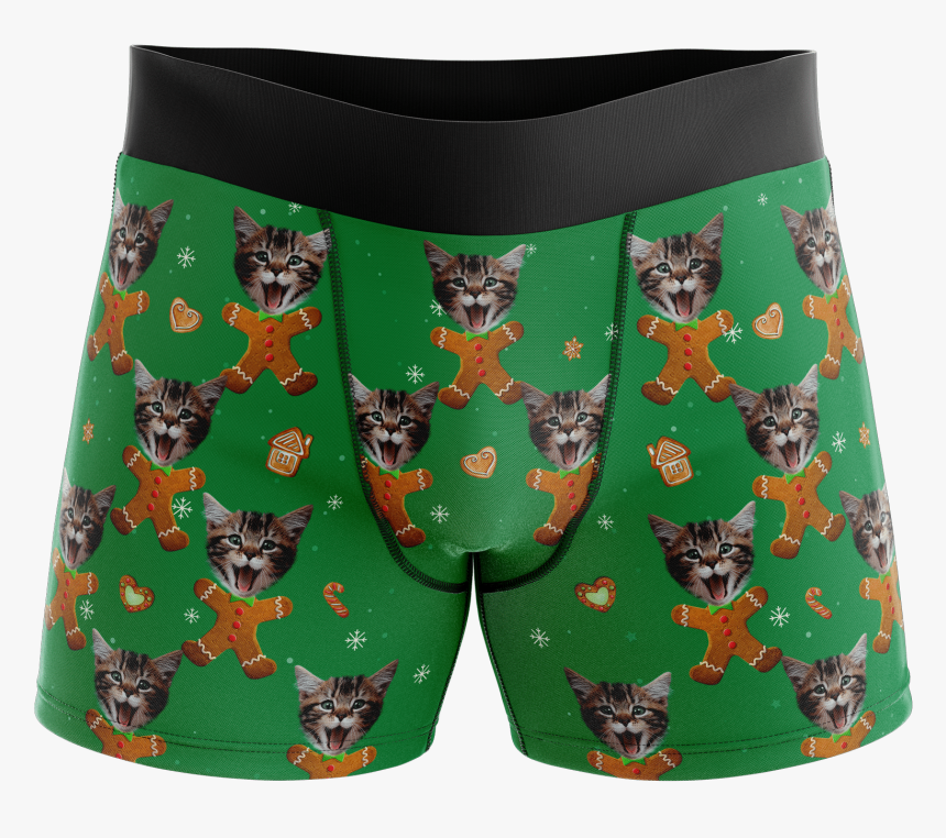 Transparent Gingerbread Man Png - Board Short, Png Download ...