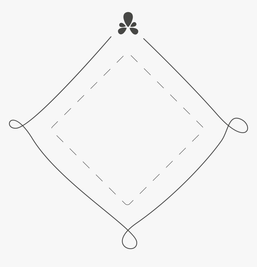 Slash Border Vector Png Download - Line Art, Transparent Png ...