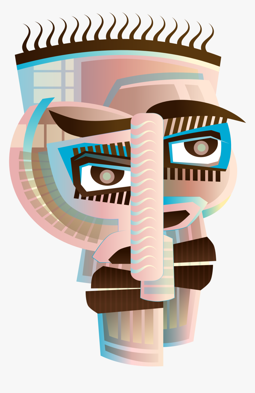 Abstract Face-1573645068 - Abstract Face Png, Transparent Png ...