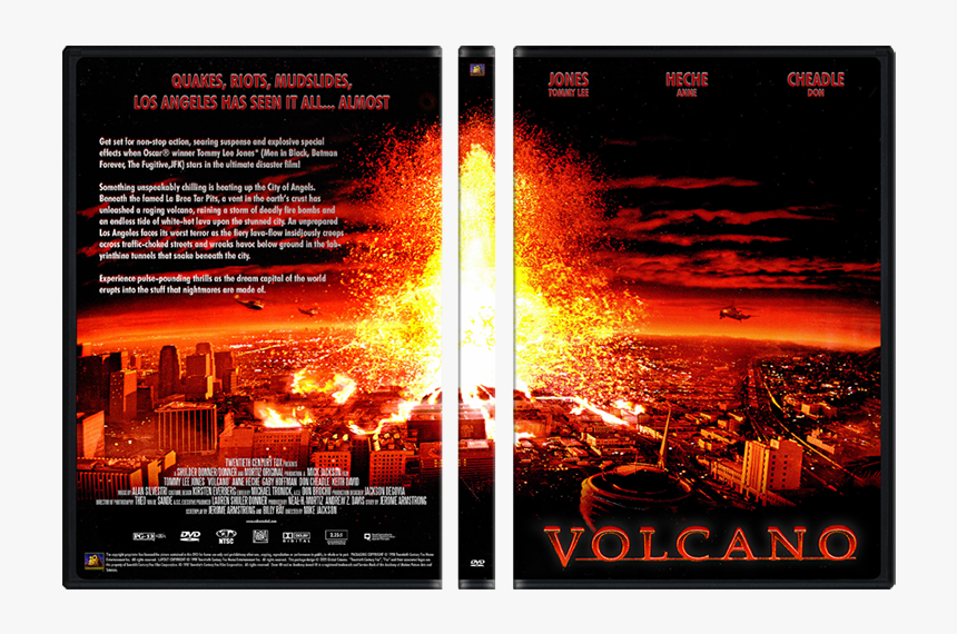 Volcano 1997 Dvd Cover, HD Png Download , Transparent Png Image - PNGitem