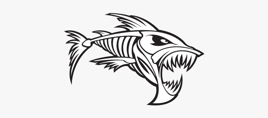 Fish Bone Skeleton Fishing - Fish Bone, HD Png Download , Transparent ...