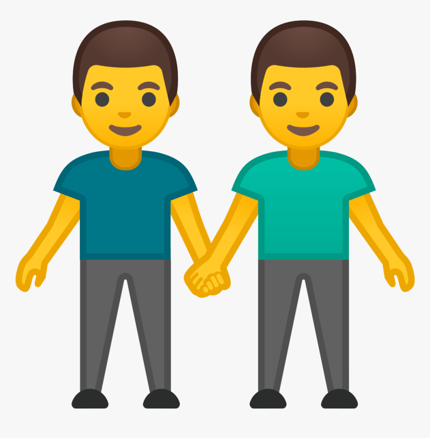 Hand Emoji Clipart Double Hand - Man And Man Emoji, HD Png Download ...