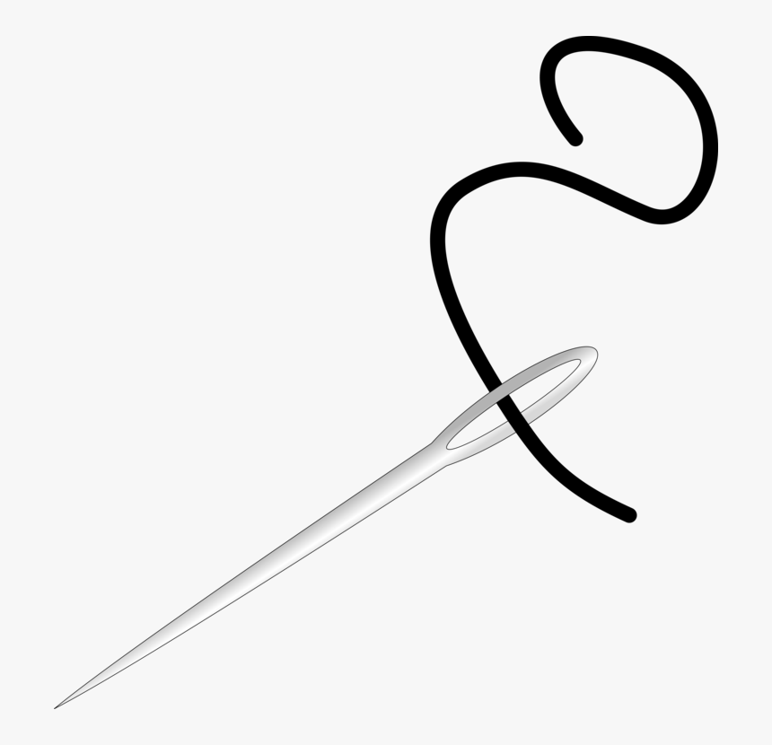 Hand-sewing Needles Thread Yarn Spoletta - Needle And String, HD Png ...