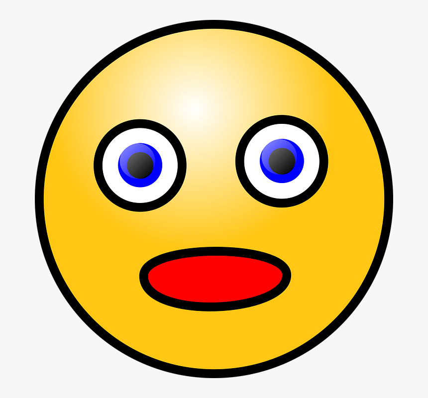 Surprised Smiley Face Animation