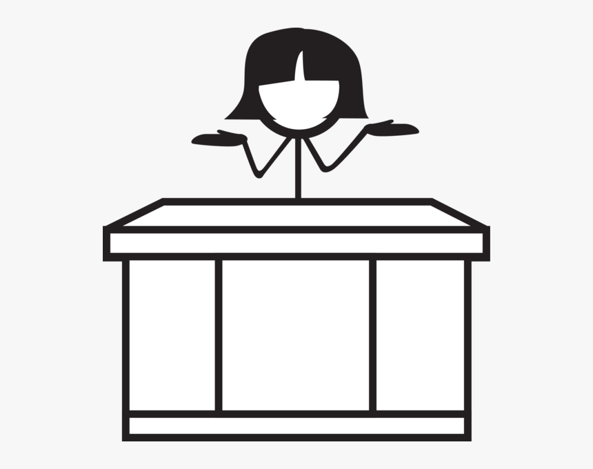 Transparent Stick Figure Working - Stick Woman Desk, HD Png Download ...