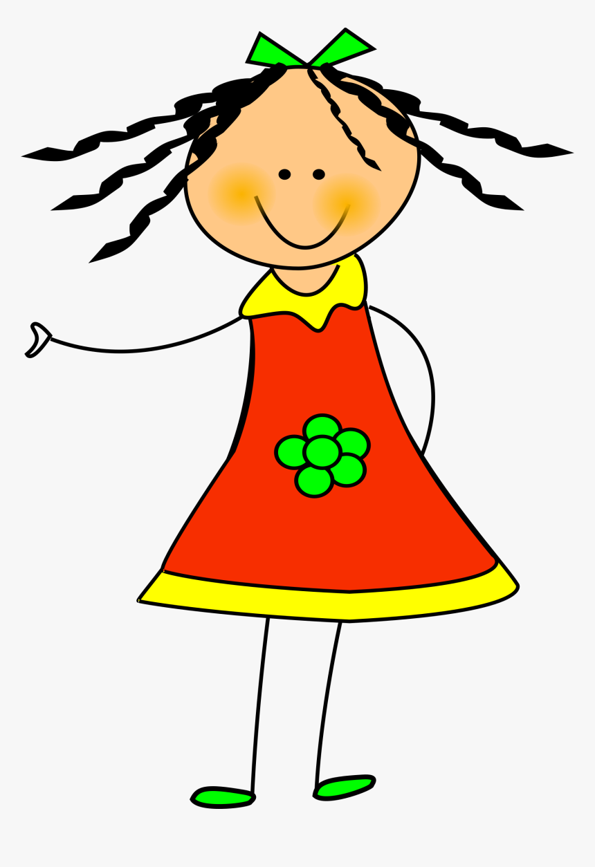 Little Girl Clipart Stick Figures