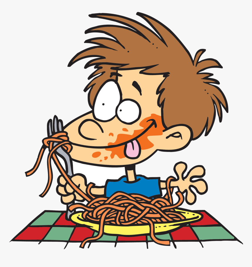Eating Hd Fat People Pizza Cartoon Spaghetti Clipart - Eating Spaghetti ...