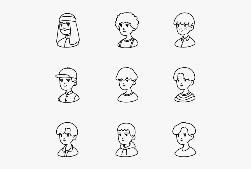 People - Line Art, HD Png Download , Transparent Png Image - PNGitem