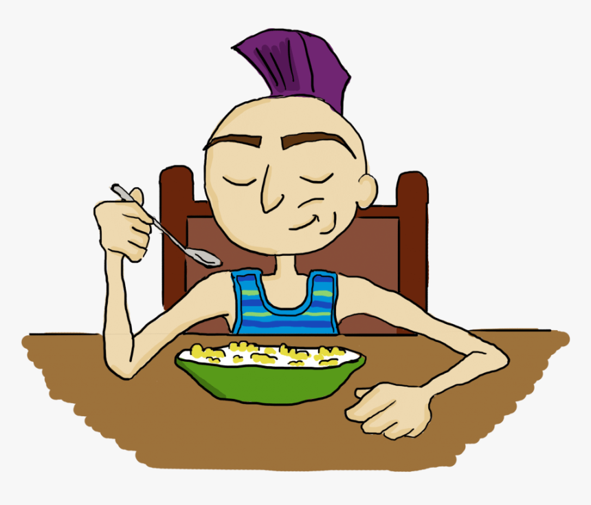 Mindful Eating For Kids - Tasting Food Clipart, HD Png Download ...