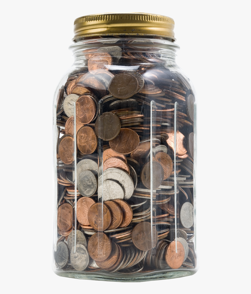 The Pickle Jar Filled With Coins Sympathy Story - Jar Of Coins Png ...